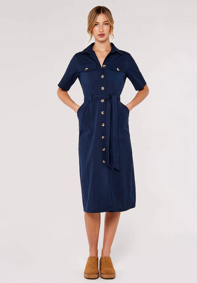 Apricot Skjortekjole - navy/mørkeblå - Zalando.dk