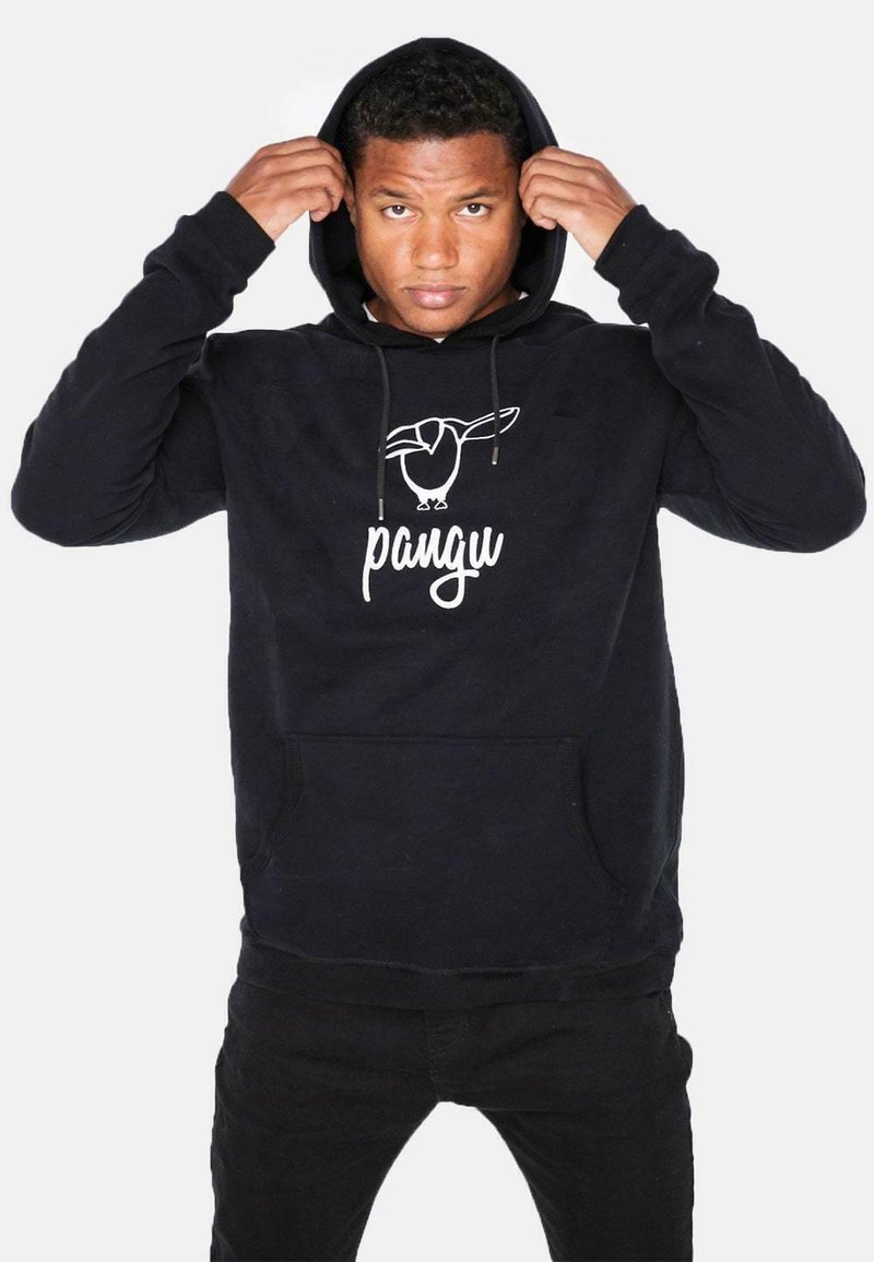 PANGU LOGO - Kapuzenpullover - black/schwarz - Zalando.at