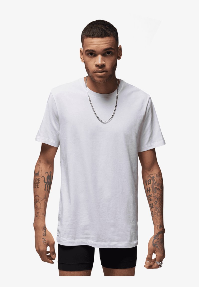 Jordan FLIGHT BASE TEE 2 PACK - Basic póló - white/fehér - Zalando.hu
