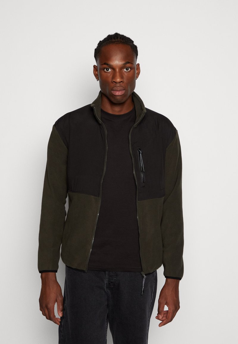 Blend Fleece jacket - khaki - Zalando.de