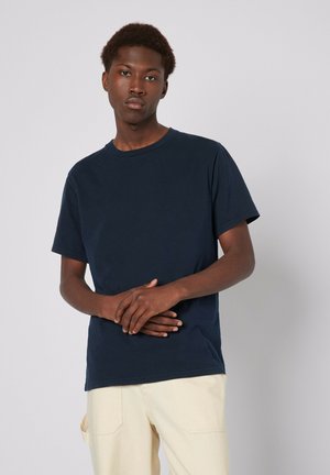 American Vintage DECATUR - T-Shirt basic - caviar/blue-black denim ...