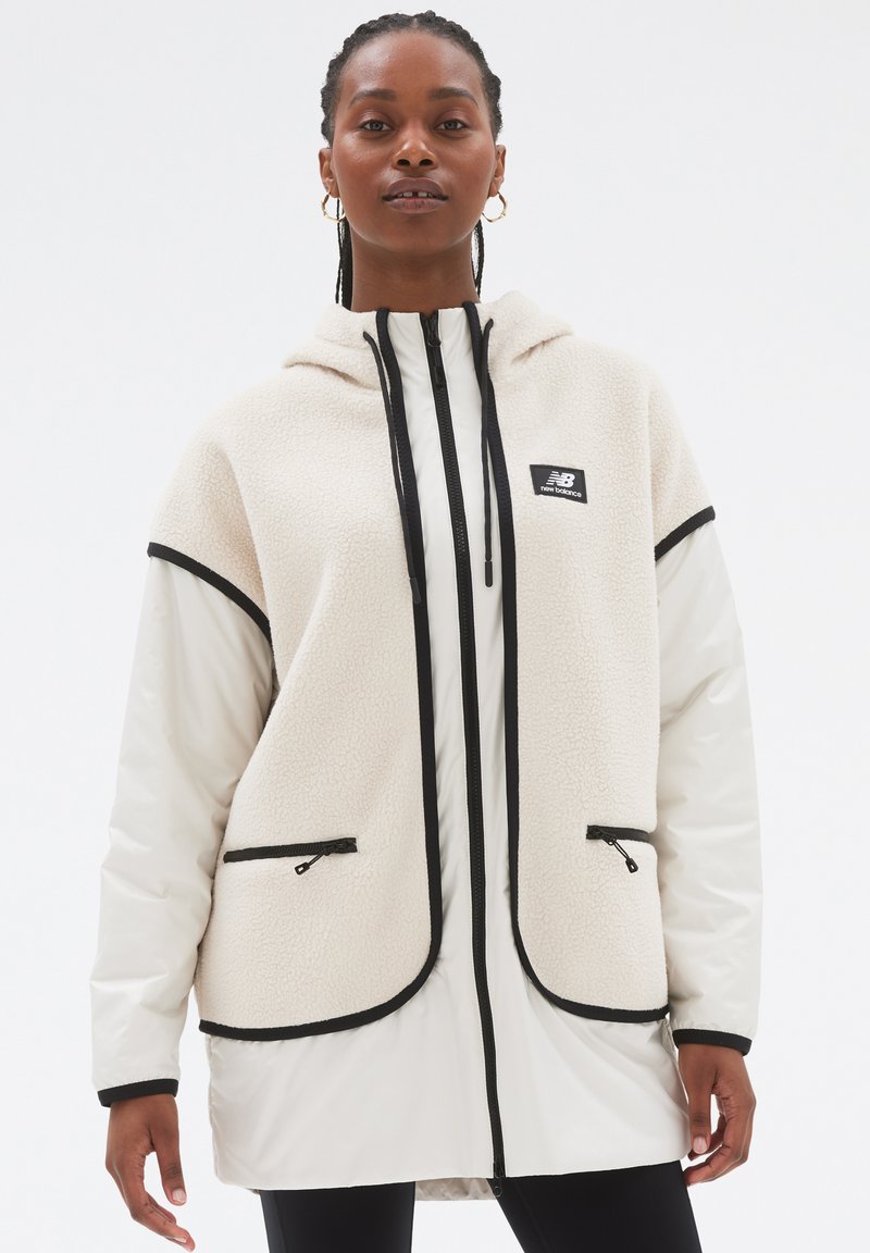 New Balance Bomber Jacket - moonbeam/off-white - Zalando.de
