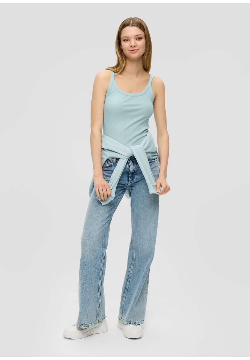 QS STRUKTUR - Top - helles türkis/mint - Zalando.de