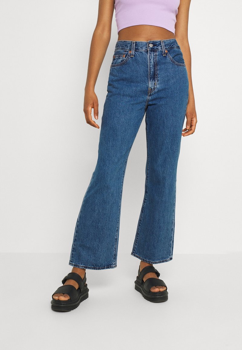 Levi's® Flared Jeans - blue denim - (Pre-owned) - Zalando