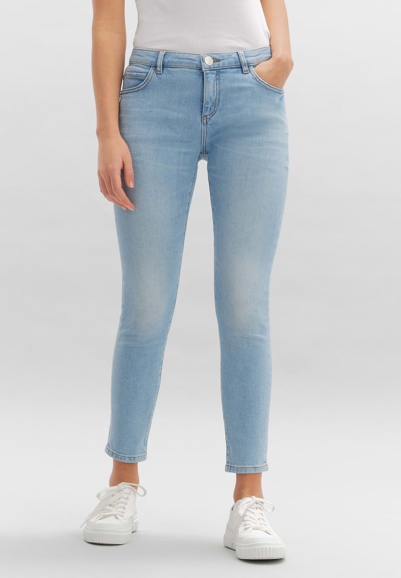 Opus EVITA - Jeans Skinny Fit - authentic bleached/blue denim - Zalando