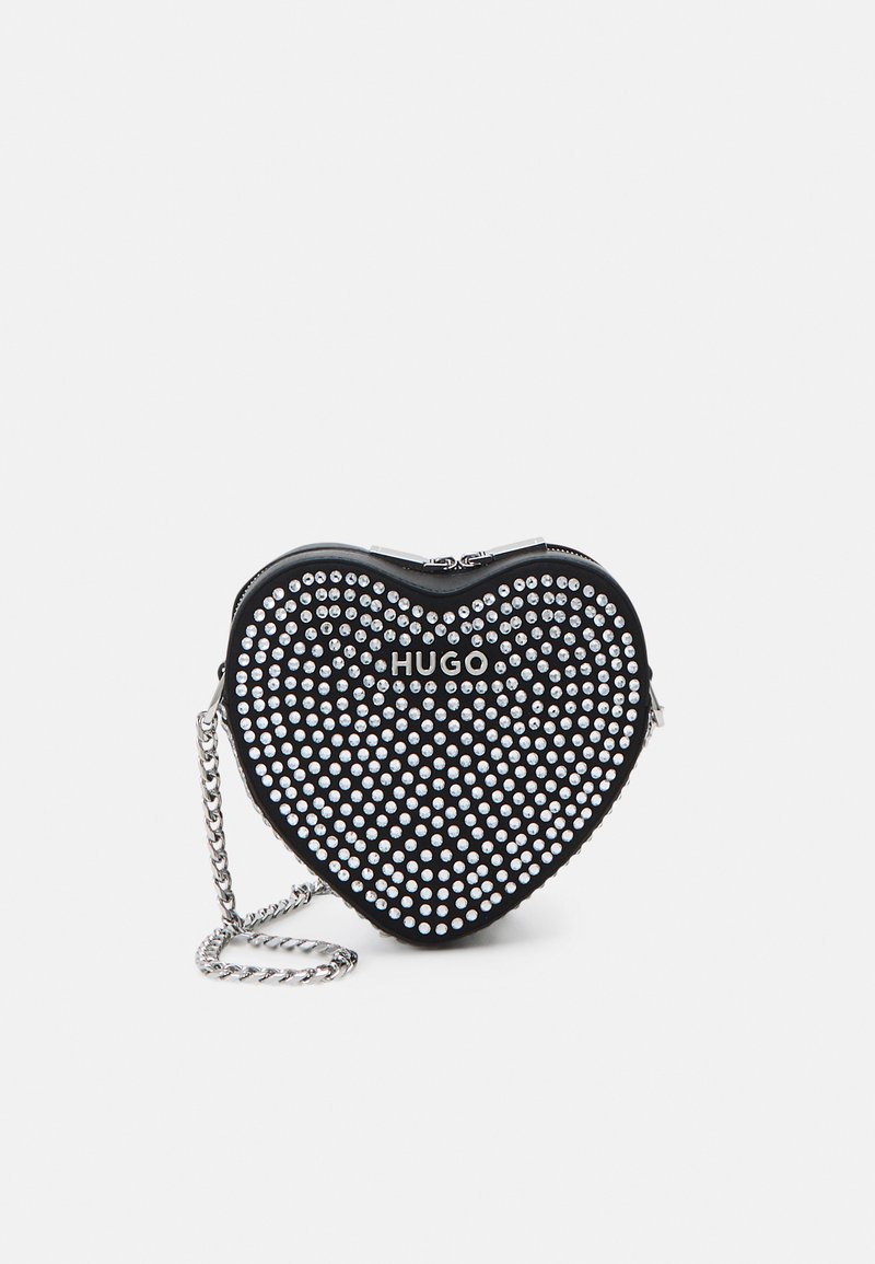 HUGO LOVE HEART - Across body bag - Black/black - Zalando.ie