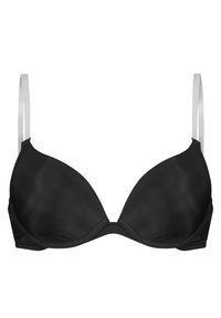 Hunkemöller TRANSPARENT BACK - Push-up BH - black/schwarz - Zalando.ch