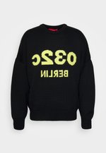 032c FUZZY SELFIE UNISEX - Jersey de punto - black/negro - Zalando.es