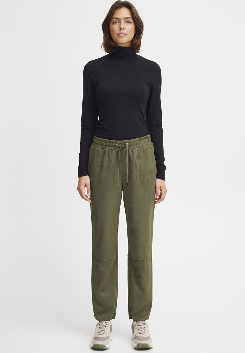 Oxmo JUDITH - Tracksuit bottoms - olive night/evergreen - Zalando.co.uk