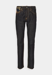 Evisu BROCADE PATCHWORK DAICOCK&BROCADE COIN - Sirgete säärtega teksad ...