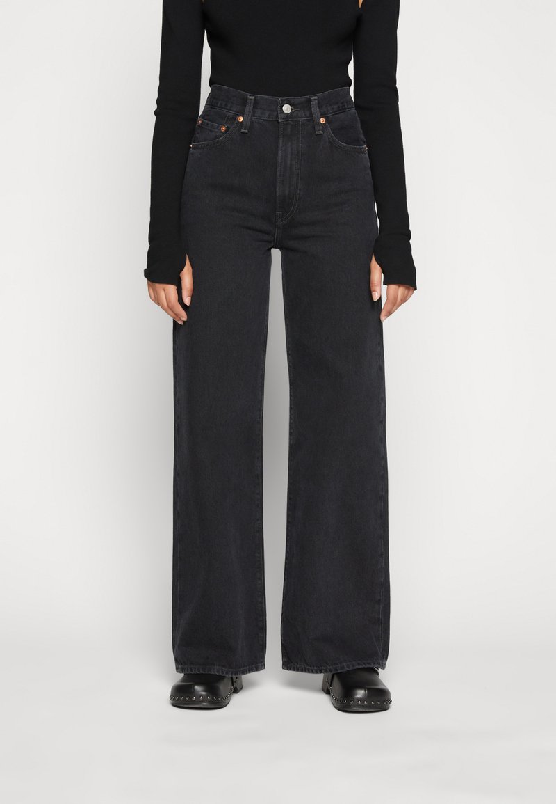 Levi's® RIBCAGE WIDE LEG - Jeans Relaxed Fit - rosie posie/black denim ...