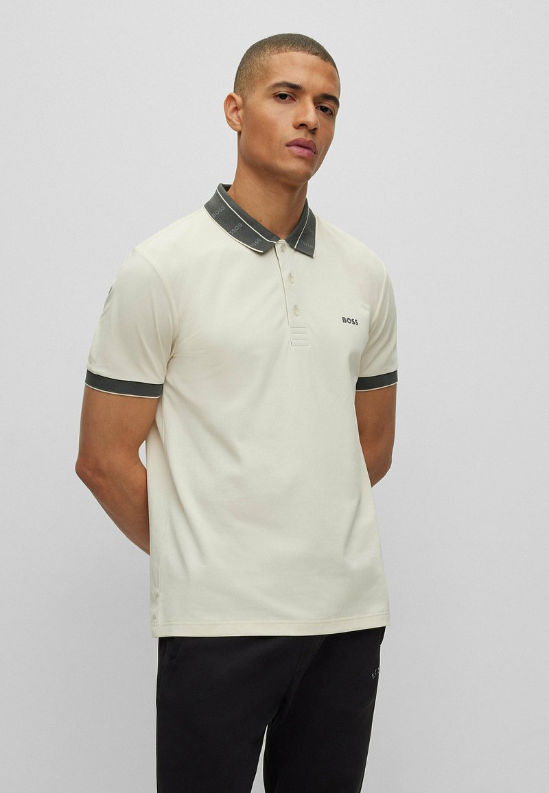 BOSS Polo - open white eleven/écru - ZALANDO.BE