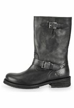 Felmini Cowboy/biker ankle boot - black/black - Zalando