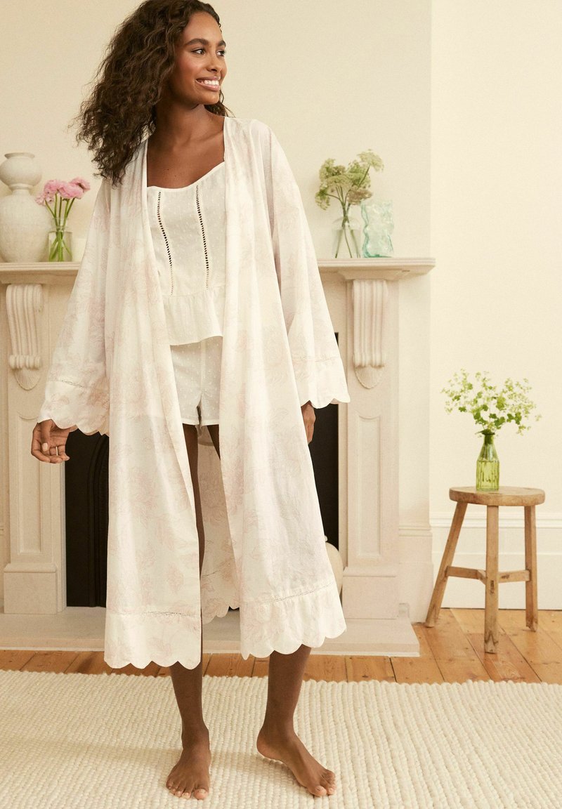 Laura Ashley Badjas - cream stratton floral print/crème - Zalando.nl