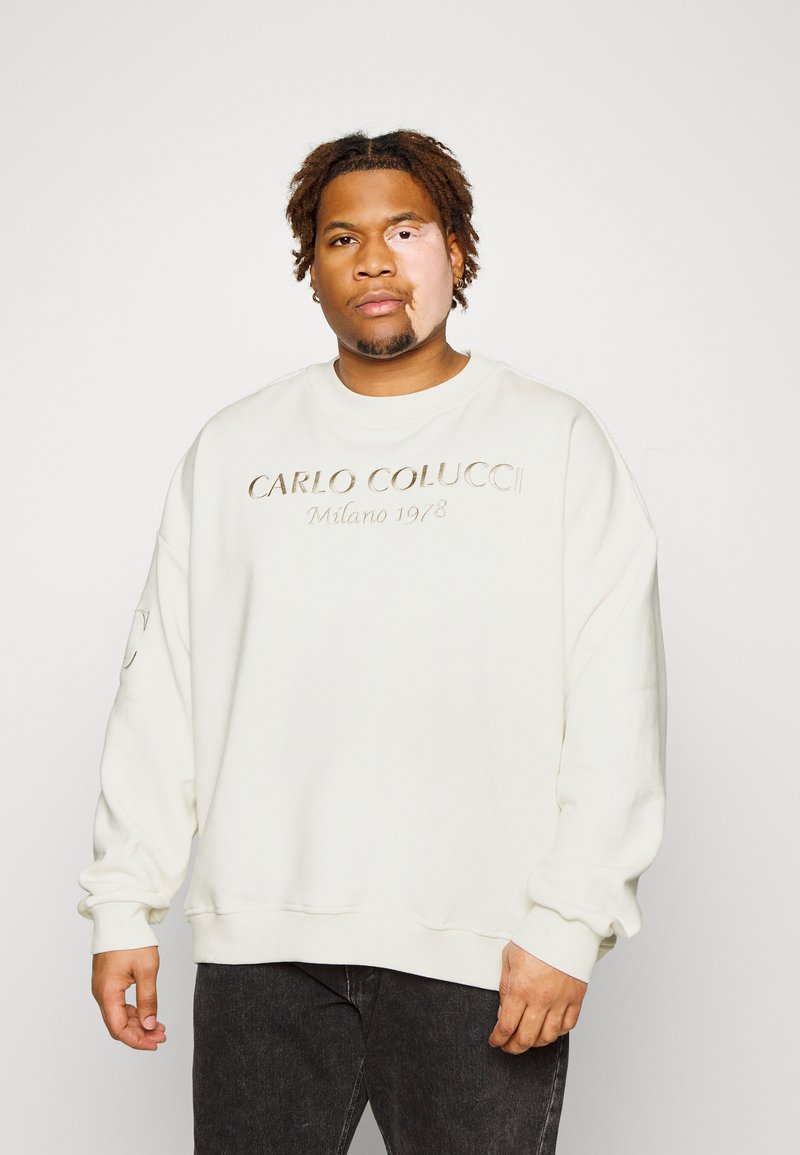 Carlo Colucci UNISEX - Sudadera - offwhite/crema - Zalando.es