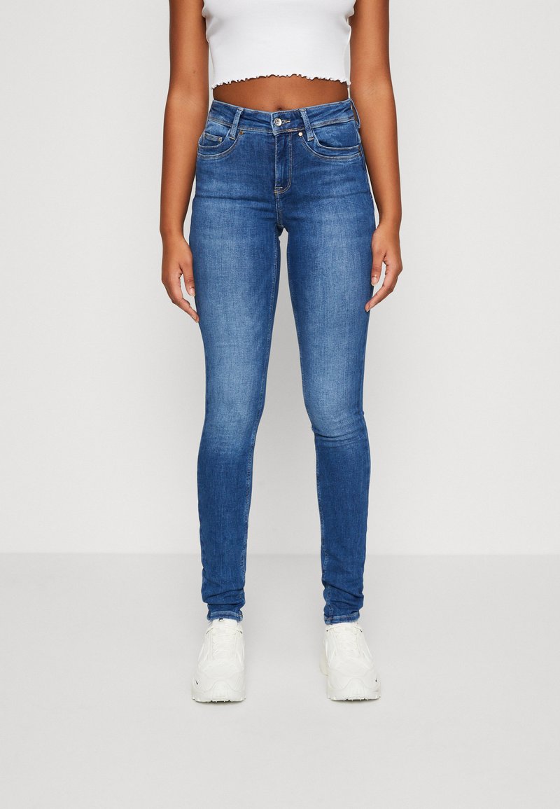 Only Onlblush Jeans Skinny Fit Medium Blue Denim Blå Denim