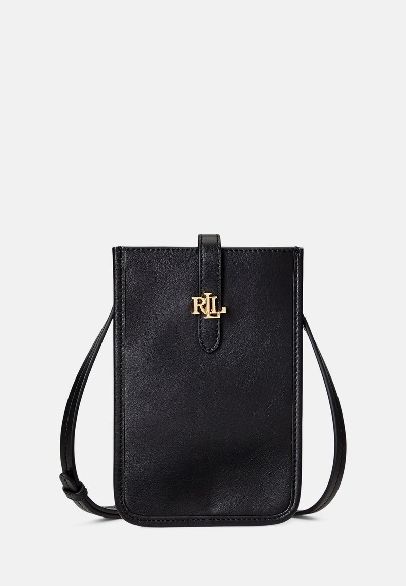 Lauren Ralph Lauren LEATHER CROSSBODY TECH CASE - Handytasche - black ...