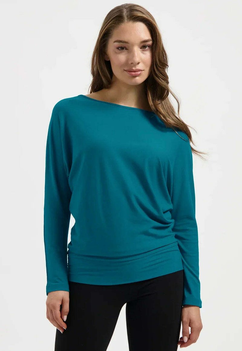 Urban Goddess BUDHI - Long sleeved top - riverstone/mottled blue - Zalando