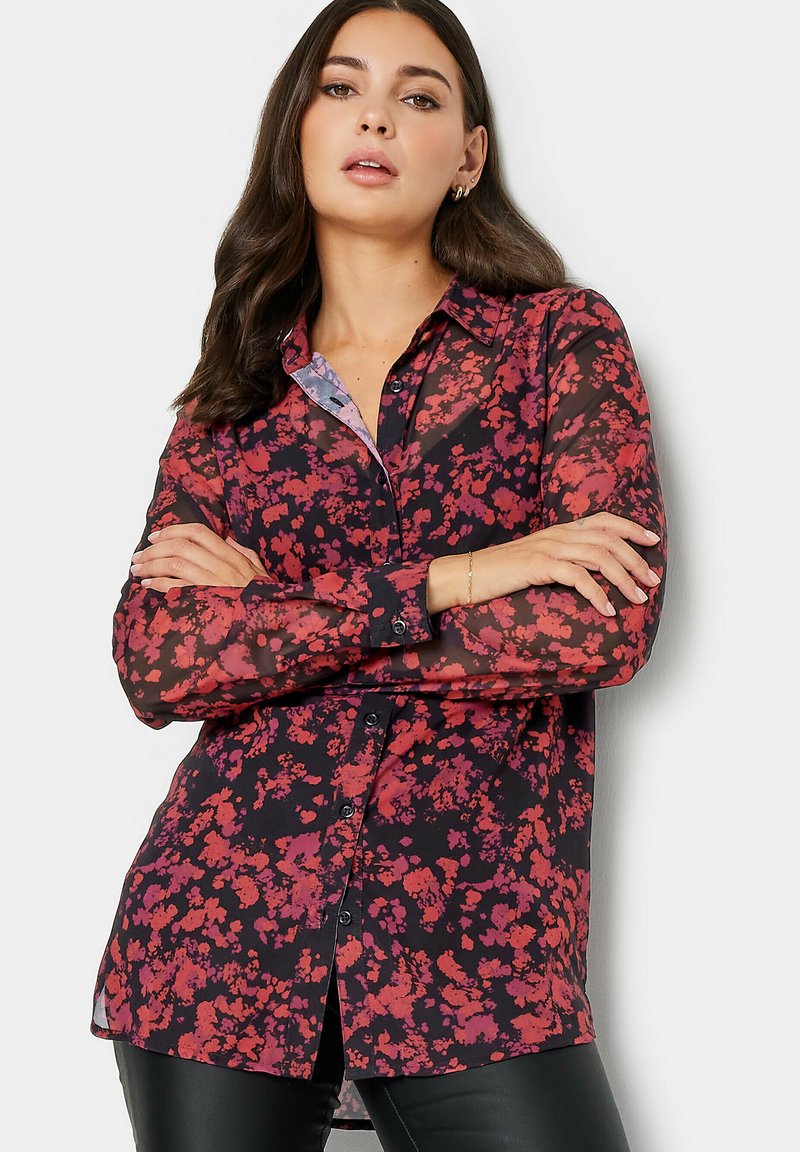 Long Tall Sally BLURRED FLORAL - Chemisier - black/noir - ZALANDO.FR