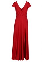 Chelsea Clark GLOSSY WITH A NECKLINE AND A SLIT ON THE LEG - Occasion ...