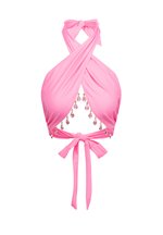 Moda Minx HERA DROPLET CROSS OVER - Bikiniöverdel - pink/ljusrosa ...
