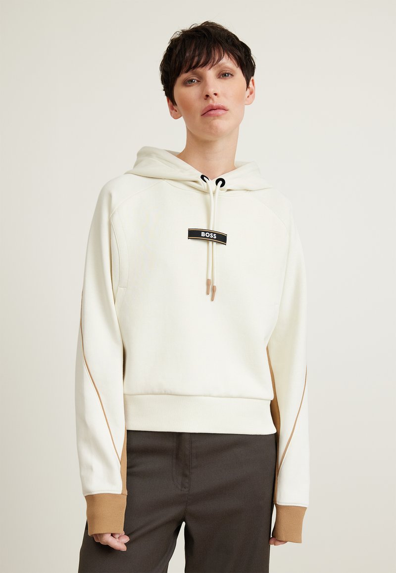BOSS EREST ALICA - Kapuzenpullover - open white/weiß - Zalando.ch