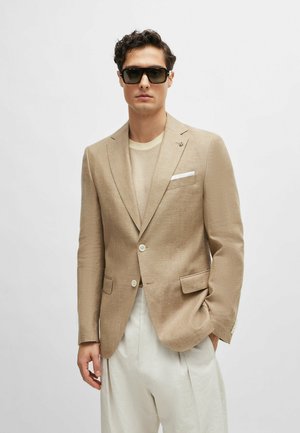Oscar Jacobson FERRY SOFT - Sakko - rough beige/hellbraun - Zalando.de