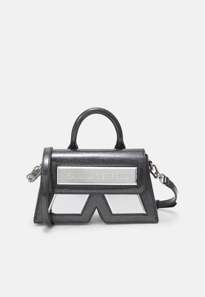 KARL LAGERFELD ICON GLITTER - Handbag - black - Zalando.co.uk