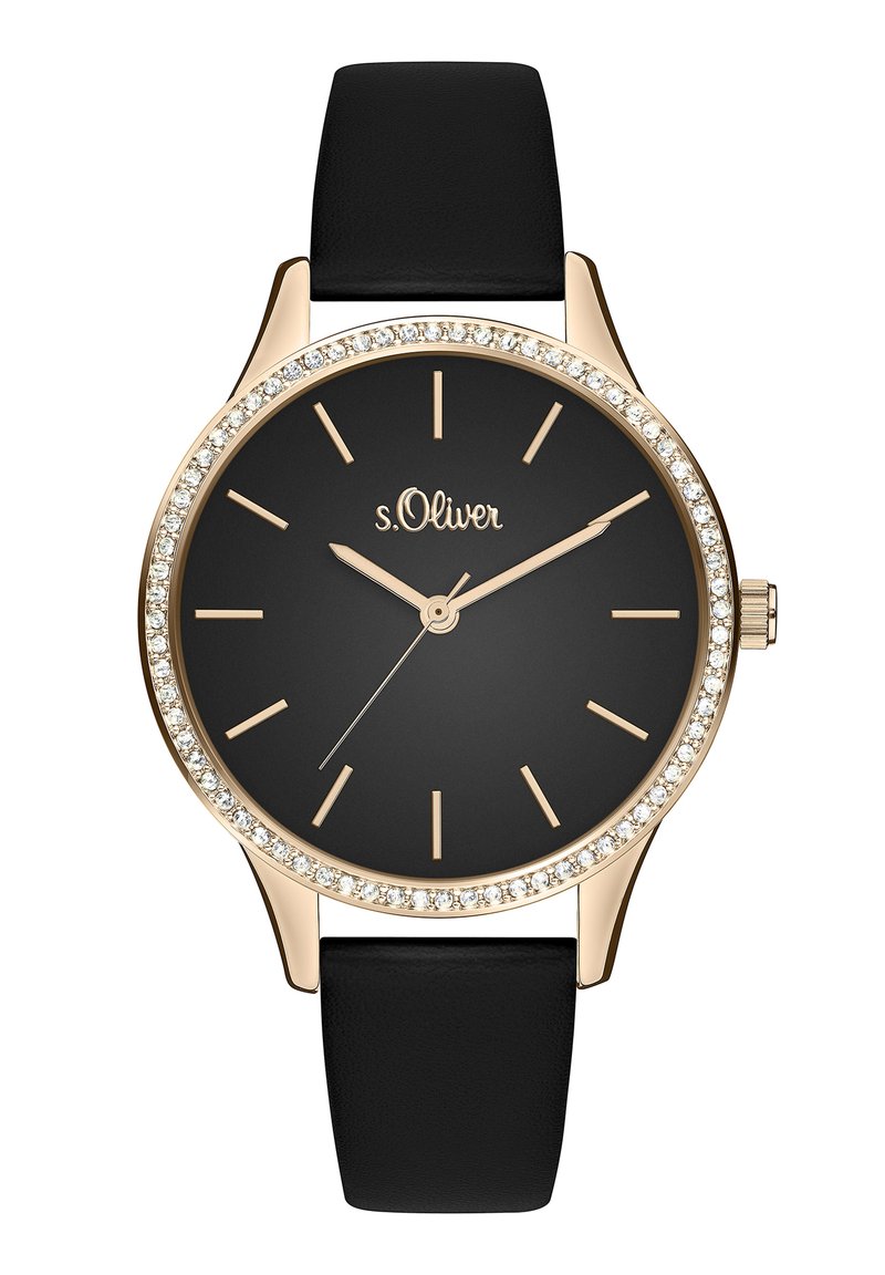 s.Oliver Watch - schwarz/black - Zalando.de