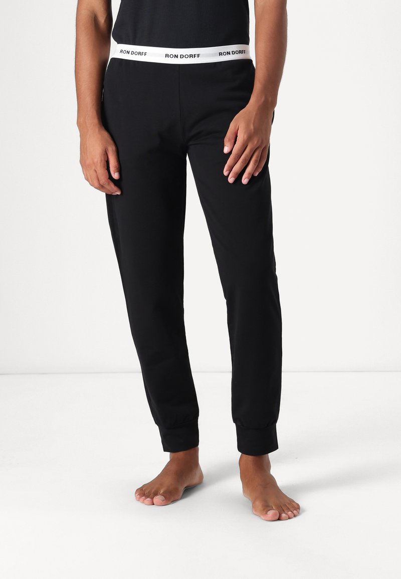 Ron Dorff LOUNGE PANTS - Nattøj bukser - black/sort - Zalando.dk