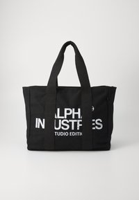 Alpha Industries STUDIO TOTE BAG LARGE UNISEX - Tote bag - black - Zalando