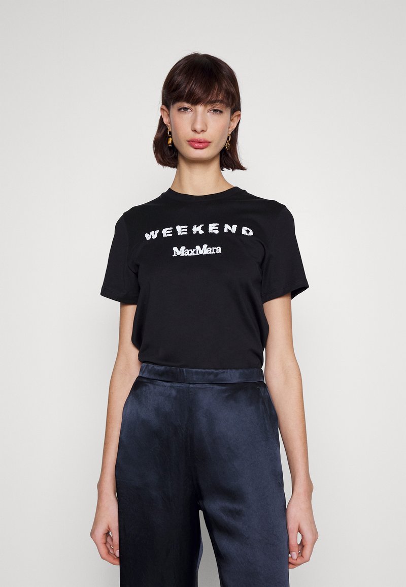WEEKEND MaxMara TALENTO - Print T-shirt - nero/black - Zalando