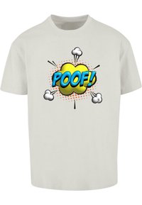 Merchcode POOF COMIC HEAVY OVERSIZED - Print T-shirt - lightasphalt ...