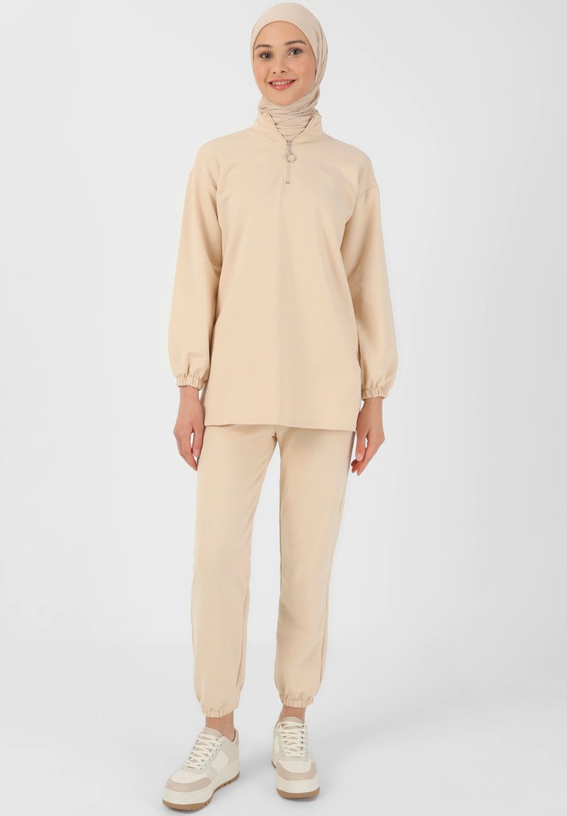 Modanisa SET - REFKA BASIC - Trainingspak - beige - Zalando.nl