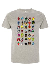 Marvel MARVEL HERO PACK - T-shirt med print - melange grey/flerfärgad ...