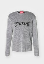 032c NERVE SHATTER LONGSLEEVE - Jumper - black/white/black - Zalando