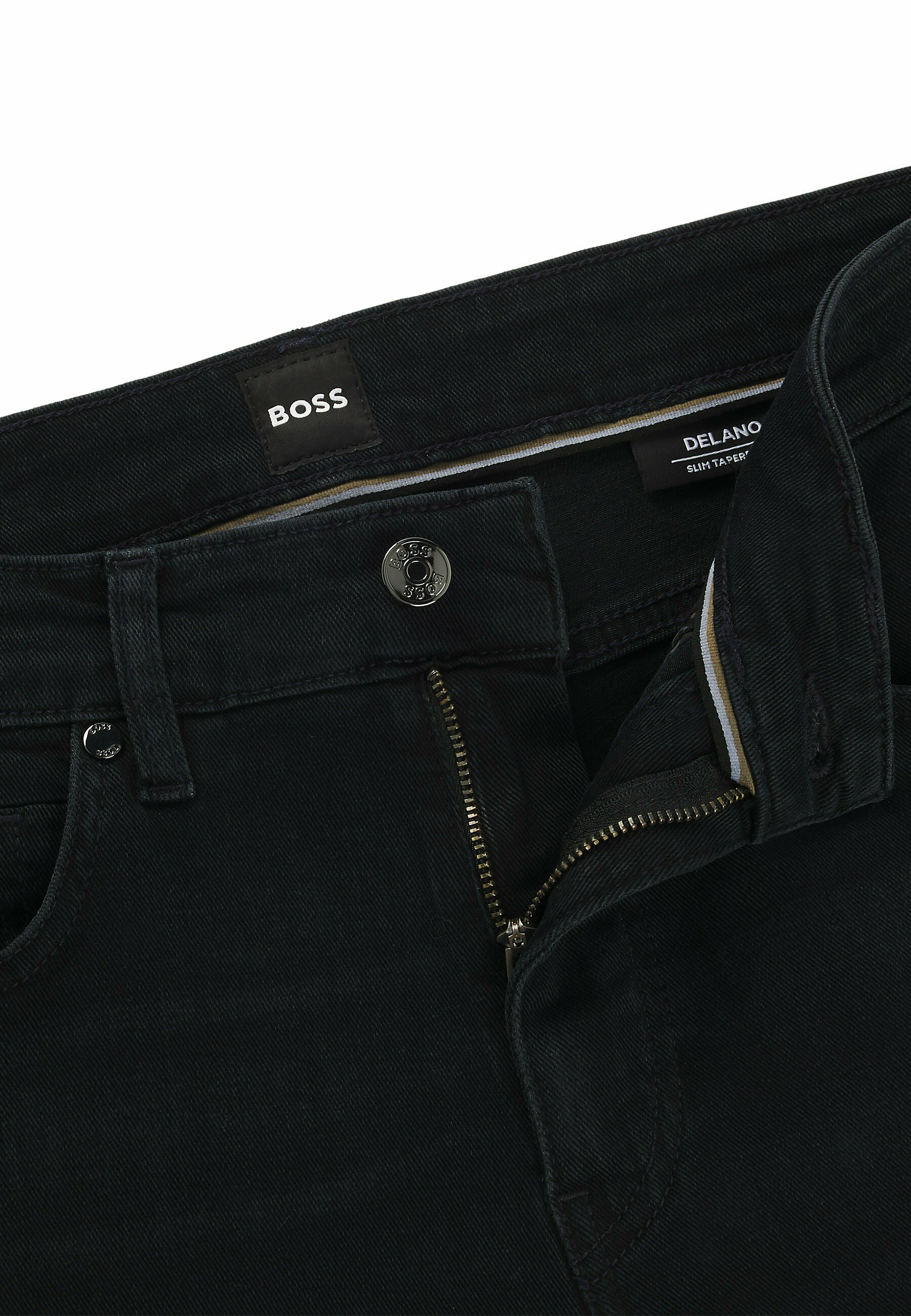 BOSS DELANO Jeans Slim Fit black five schwarz Zalando.at