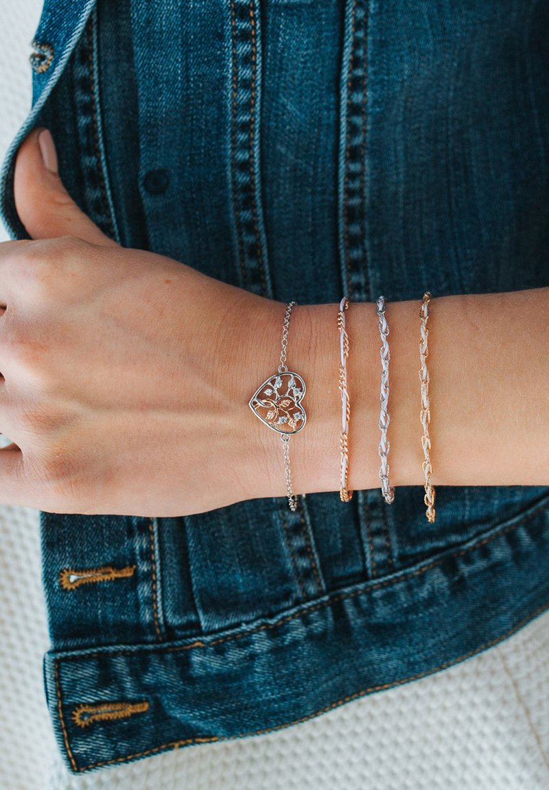 Julie Julsen Bracelet - weiß/white - Zalando