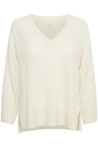 Part Two HELLINPW CASHMERE - Neule - whitecap gray/luonnonvalkoinen ...