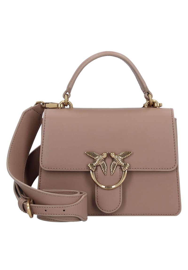 Pinko LOVE ONE TOP HANDLE MINI LIGHT - Handtas - beige/taupe - Zalando.be