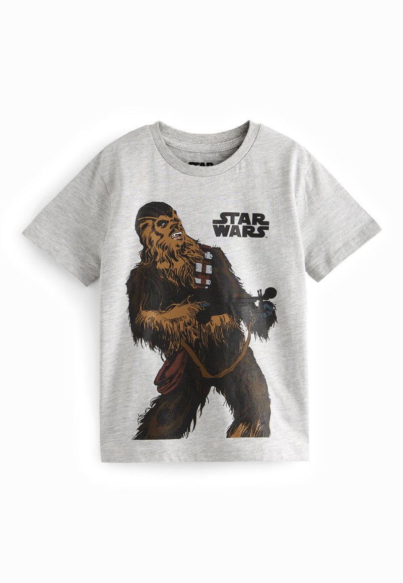 Next SHORT SLEEVE LICENSE STANDARD - T-shirt imprimé - grey chewbacca ...