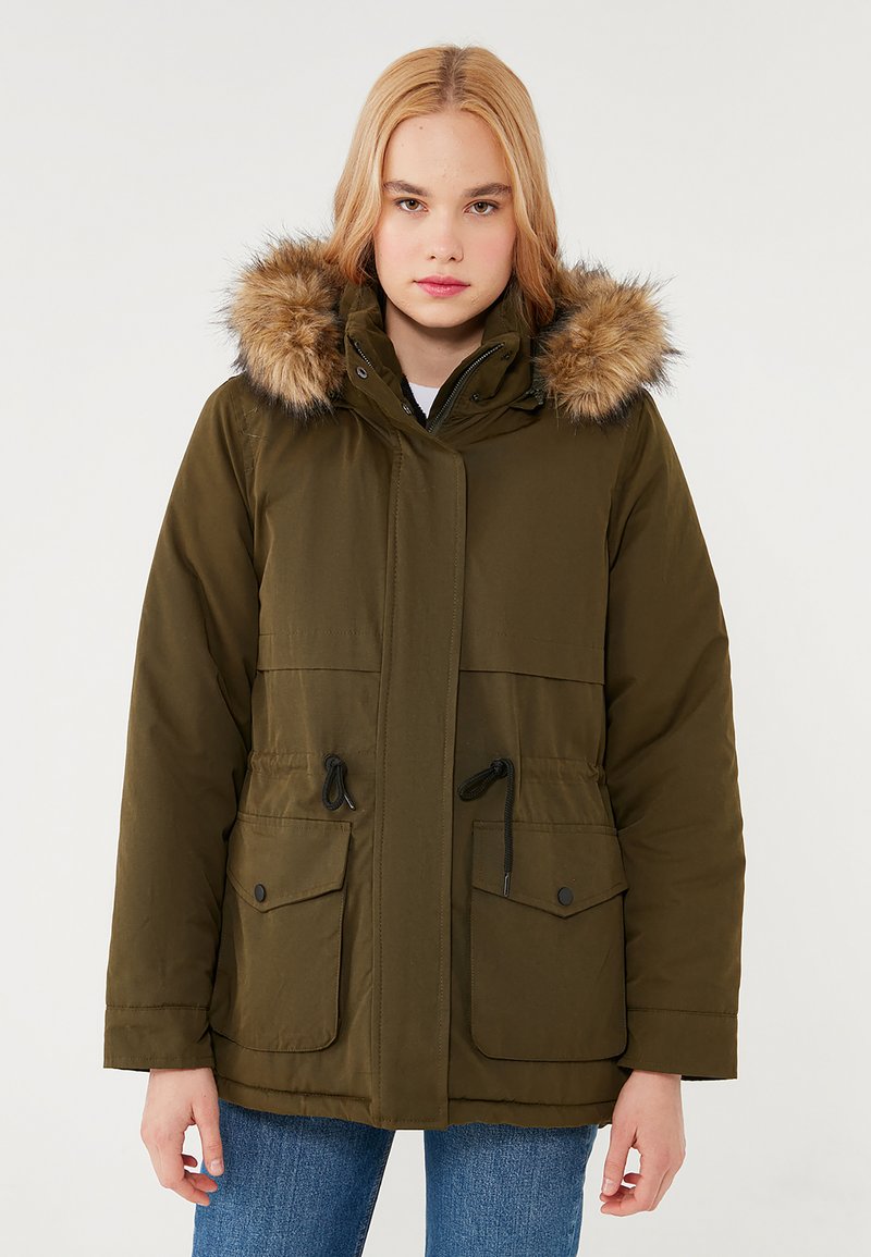 Mavi BASIC - Wintermantel - dark olive/oliv - Zalando.de