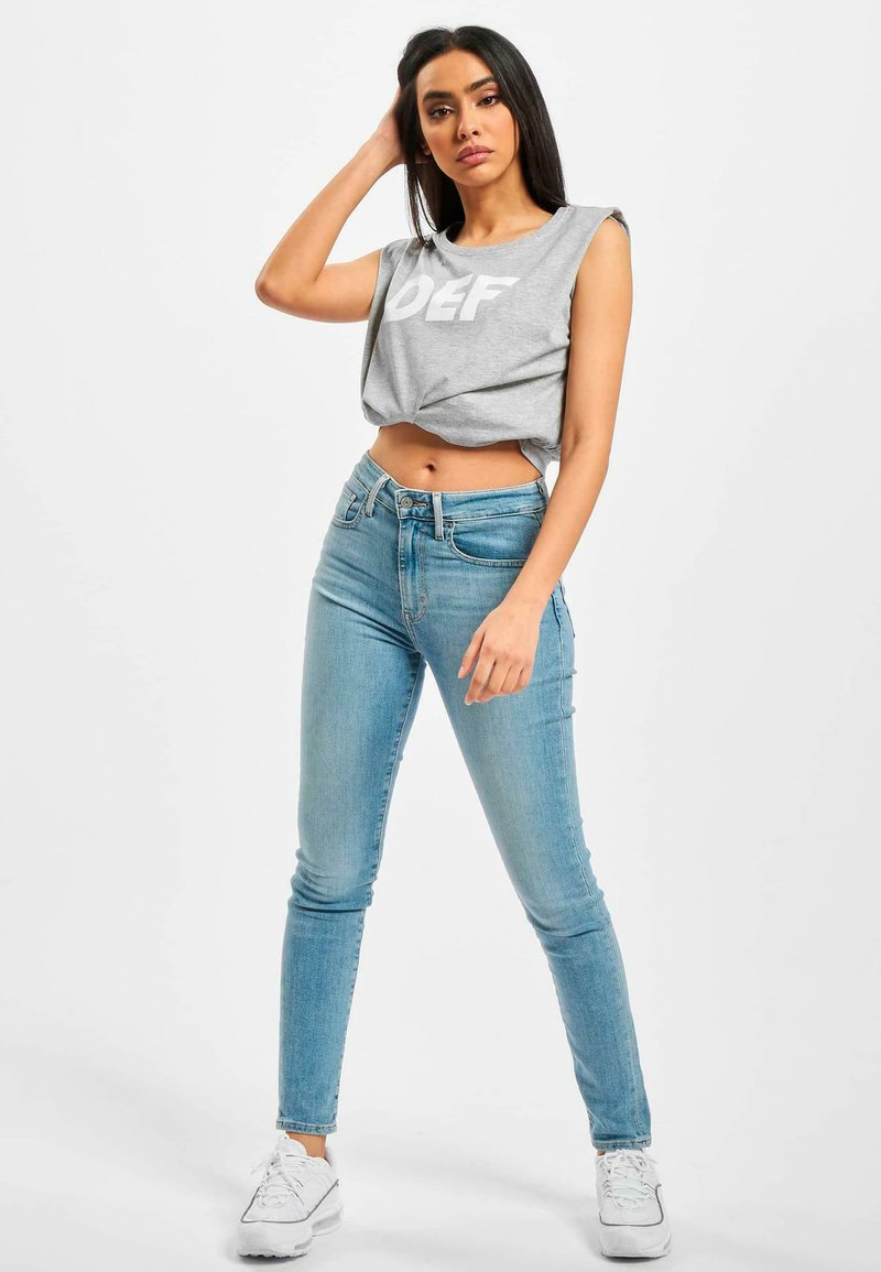 DEF SIZZA - T-Shirt print - grey/grau - Zalando.de