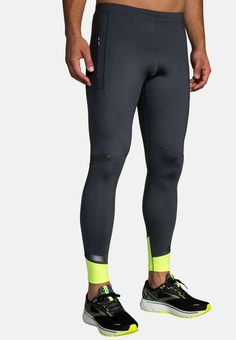 Brooks RUN VISIBLE - Tights - asphalt nightlife/schwarz - Zalando.at