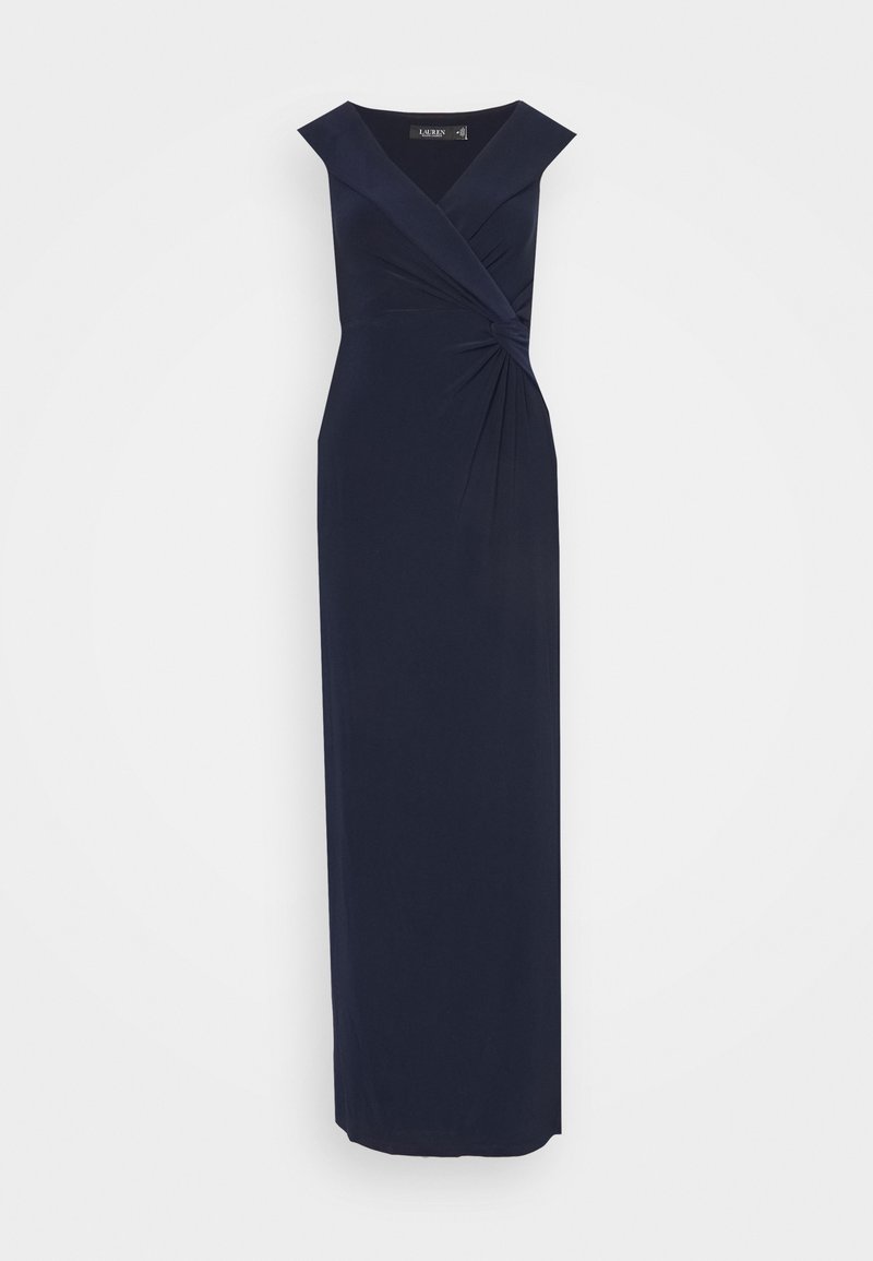 Lauren Ralph Lauren Petite LEONIDAS SLEEVELESS GOWN - Vestito di maglina - lighthouse navy/blu ...