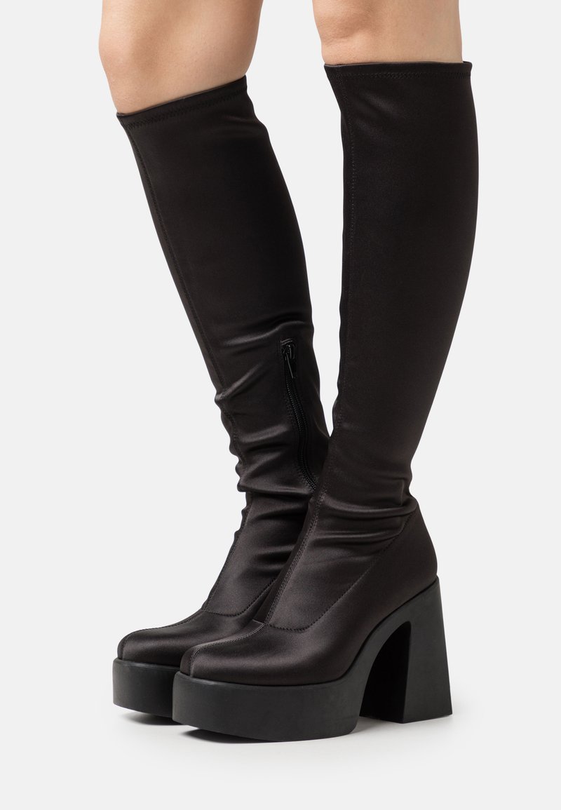 ALDO MOULIN LIGHTWEIGHT - Platform boots - black - Zalando.co.uk