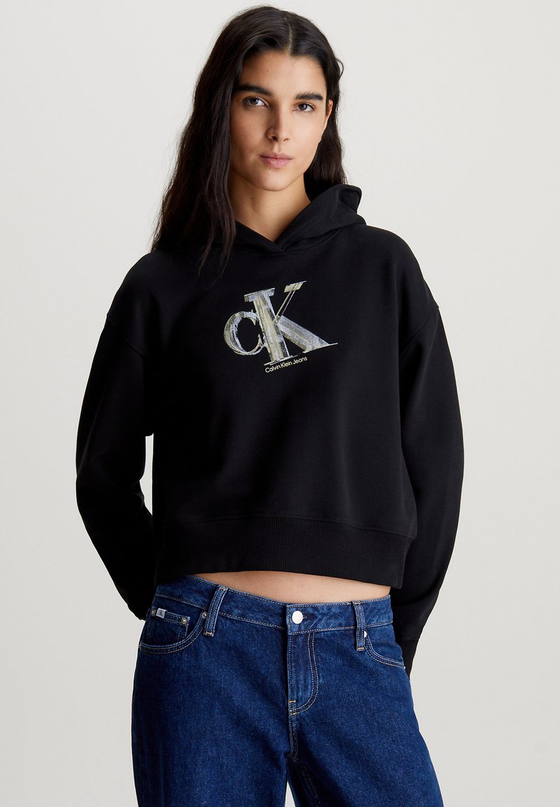 Calvin Klein Jeans META - Sweater - ck black/zwart - Zalando.nl