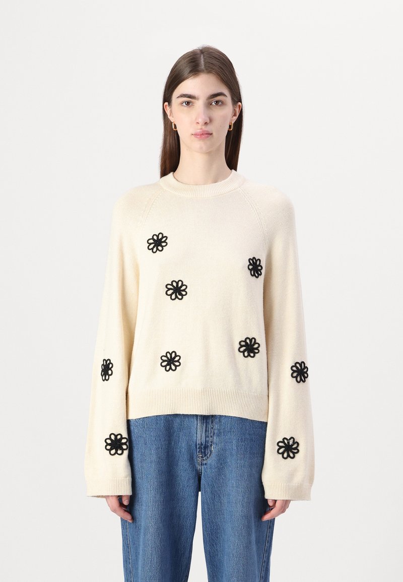 Object OBJLANEY - Jumper - sandshell/black - Zalando.ie