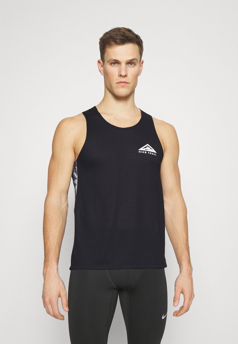 Nike Performance TRAIL - Top/czarny - Zalando.pl