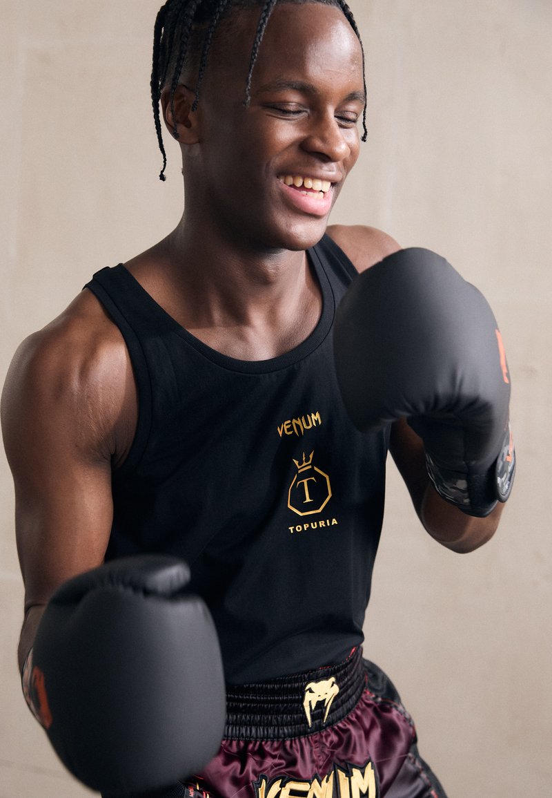 Venum UNMATCHED TOPURIA EDITION TANK - Top - black/antique gold/čierna ...